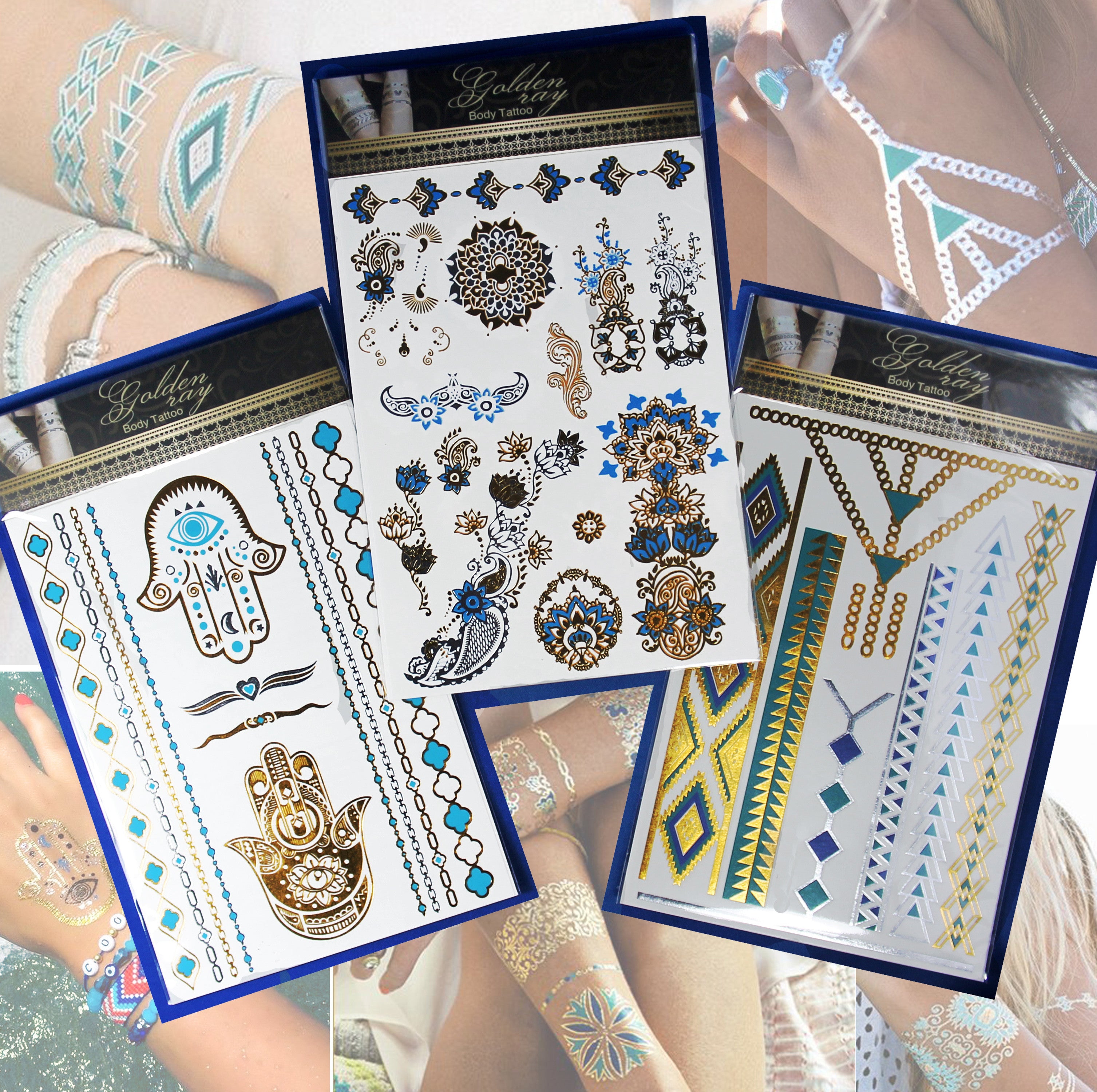 Metallic Temporary Tattoos